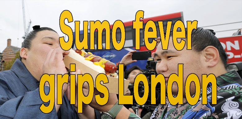 Sumo fever grips London